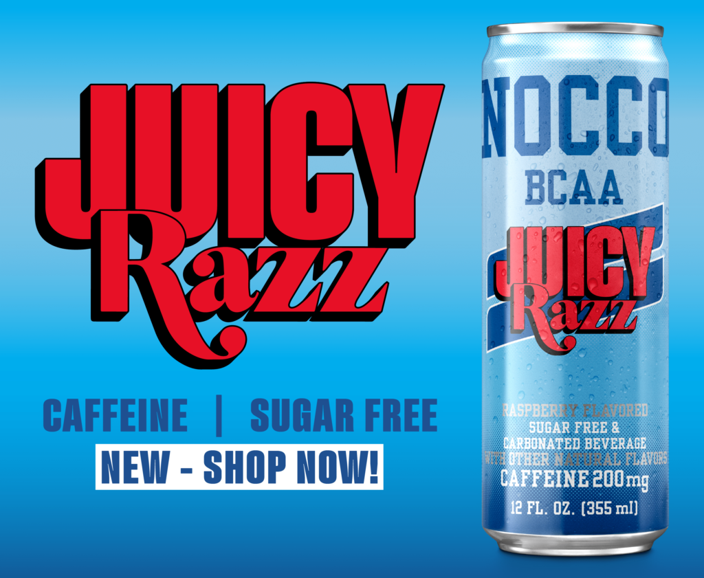 NOCCO Launches new Juicy flavor – JUICY RAZZ — NOCCO